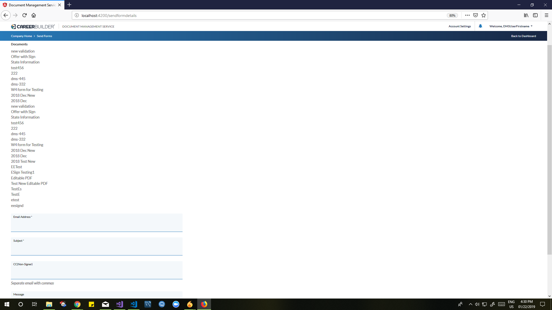 Dms 568 Dms Send Forms Preview Document Name Should Be Available Workterra Jira